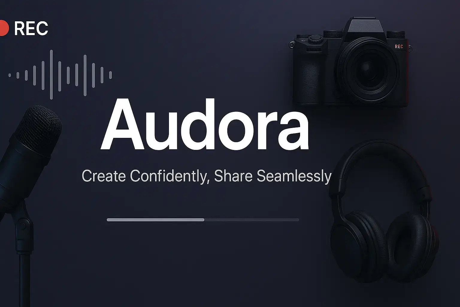 Audora: All-in-One Podcast & Video Studio | Record, Edit & Share in HD